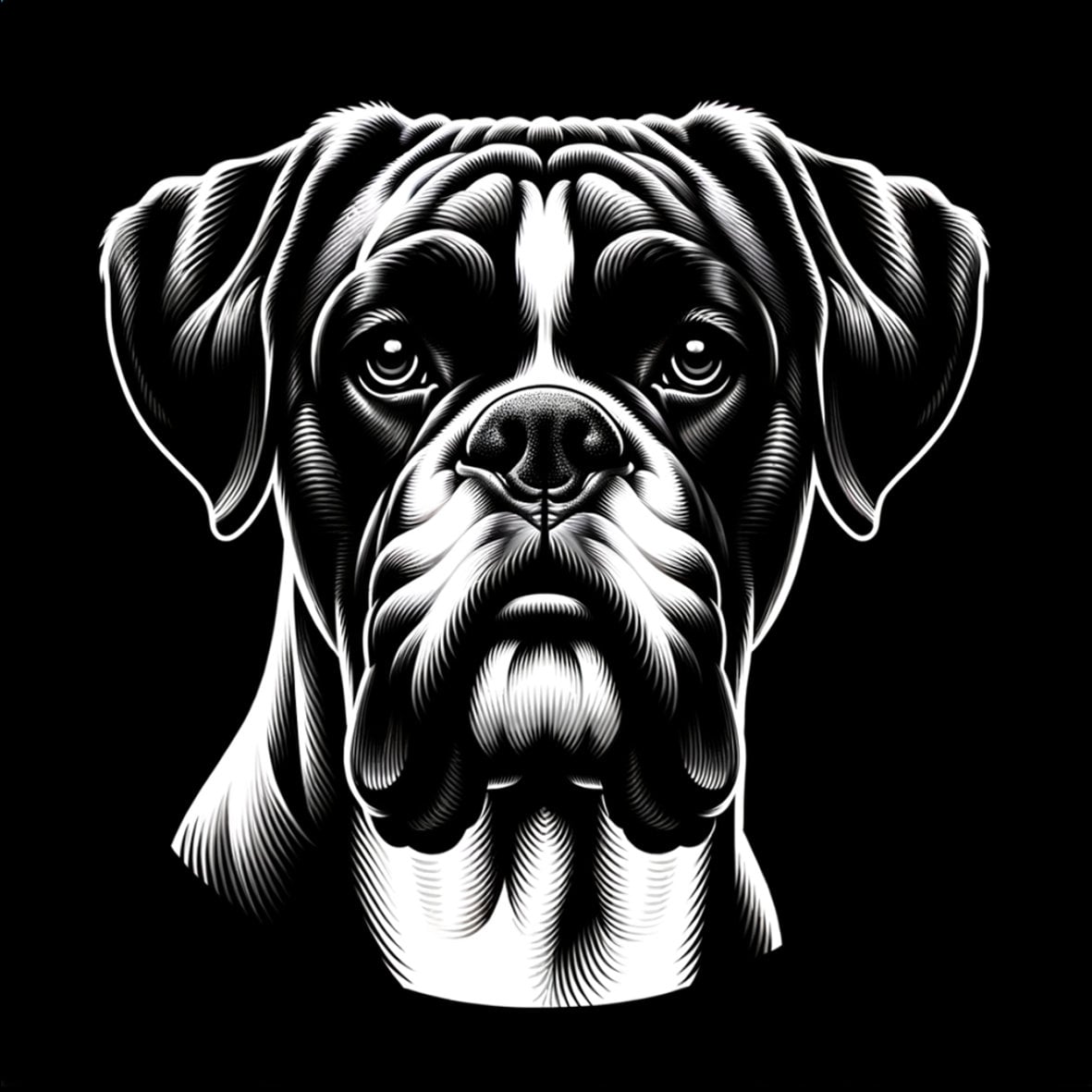 Boxer Dog, Slate Engraving Design, Laser File, Coaster Etching ...