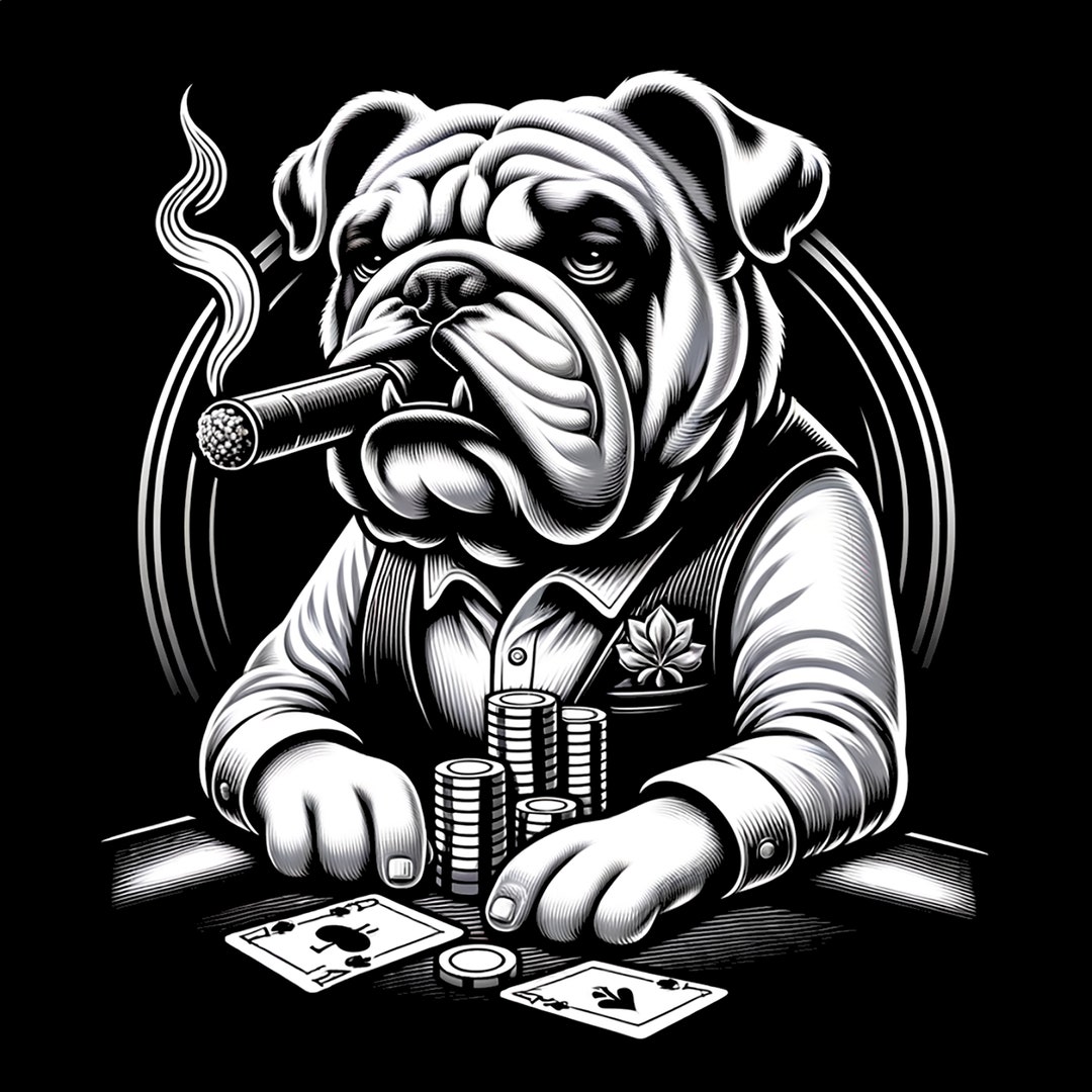 Bulldog Cards, Slate Engraving Design, Laser File, Coaster Etching ...