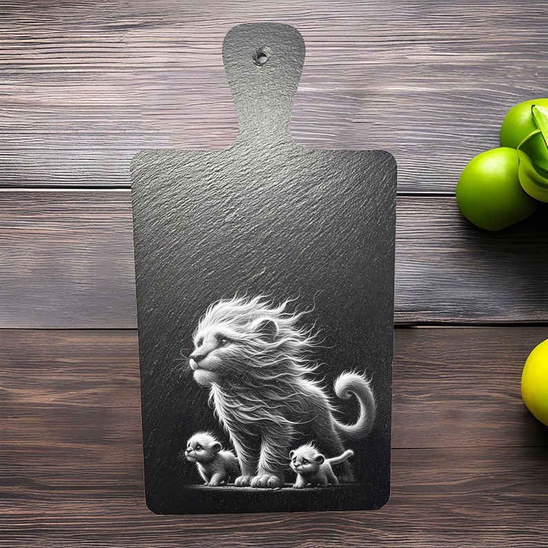 Panther Family, Slate Engraving, Laser File, Coaster Etching, American ...