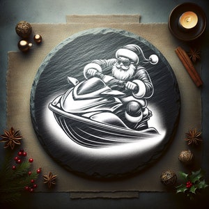 Santa Clause 20, Laser PNG, Slate Engraving, Laser File, Coaster ...