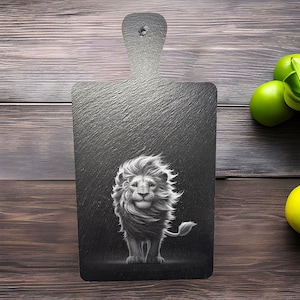 WF Lion, Slate Engraving, Laser Cut File, Coaster Etching, American ...