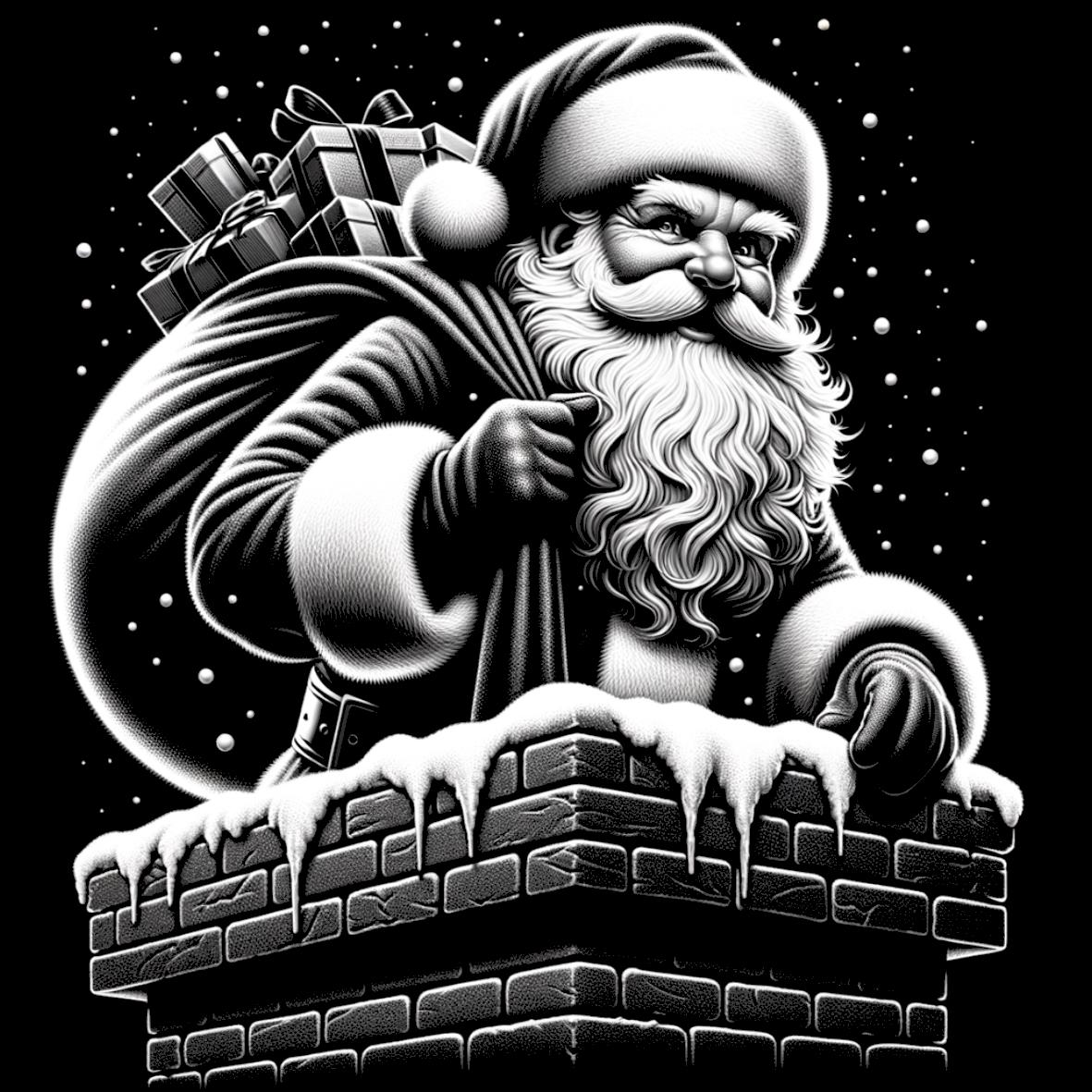 9 X Santa Image Bundle Pack, Laser, PNG, Slate Engraving, Laser File ...