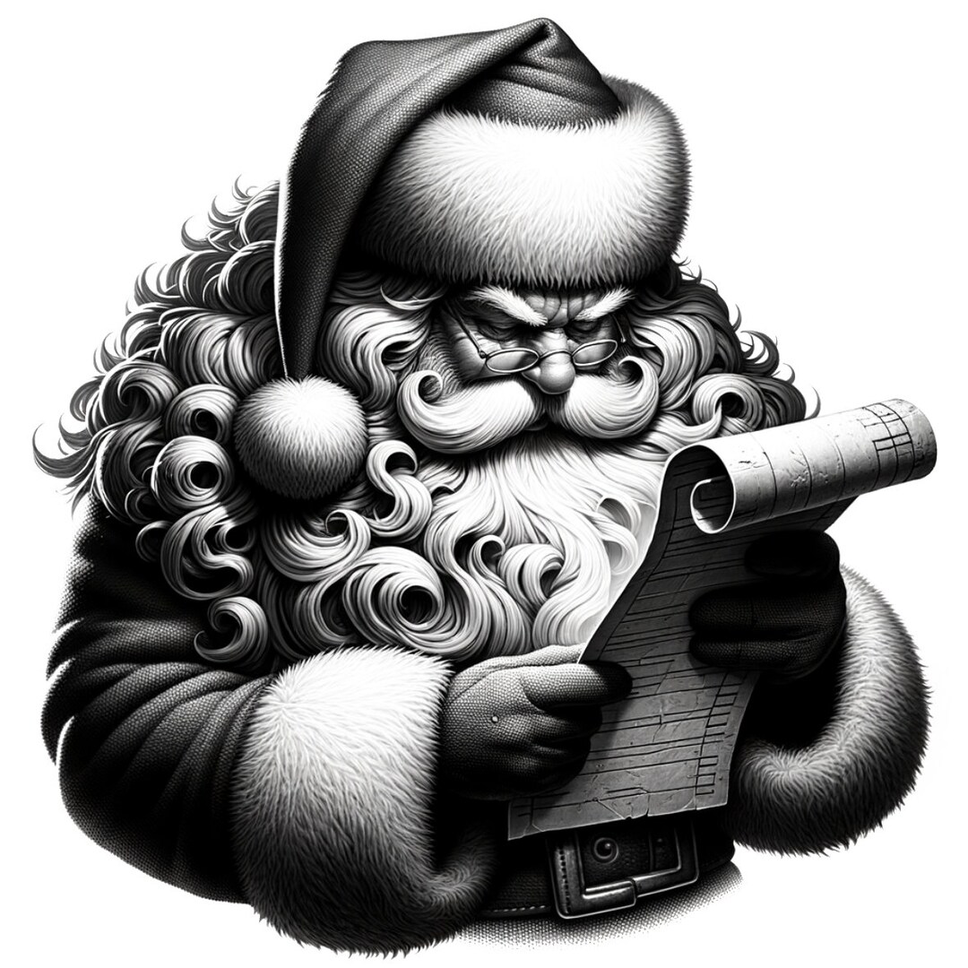 Santa Clause 23, Wood Engraving, Laser File, Coaster Etching, Lightburn ...