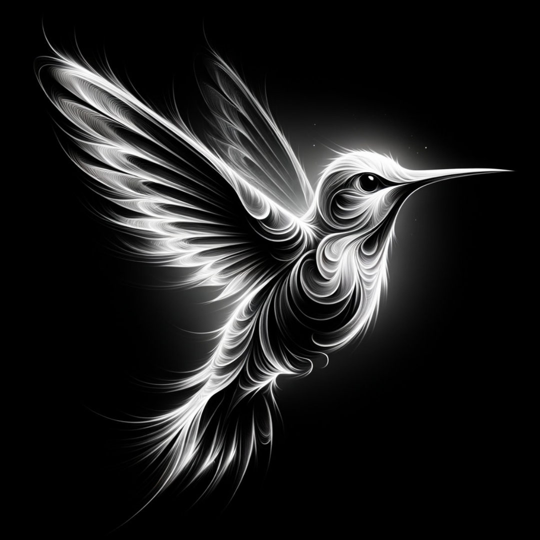 Celestial Humming Bird, Laser PNG, Slate Engraving, Laser File, Coaster ...