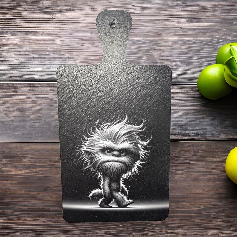 WF Big Foot, Slate Engraving, Laser Cut File, Coaster Etching, American ...