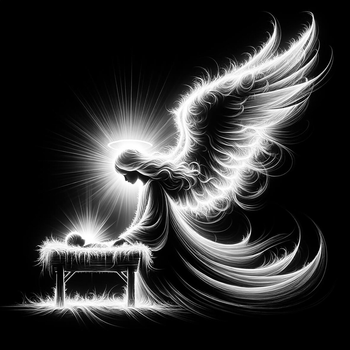 9 X Angel Image Bundle Pack, Laser, PNG, Slate Engraving, Laser File ...