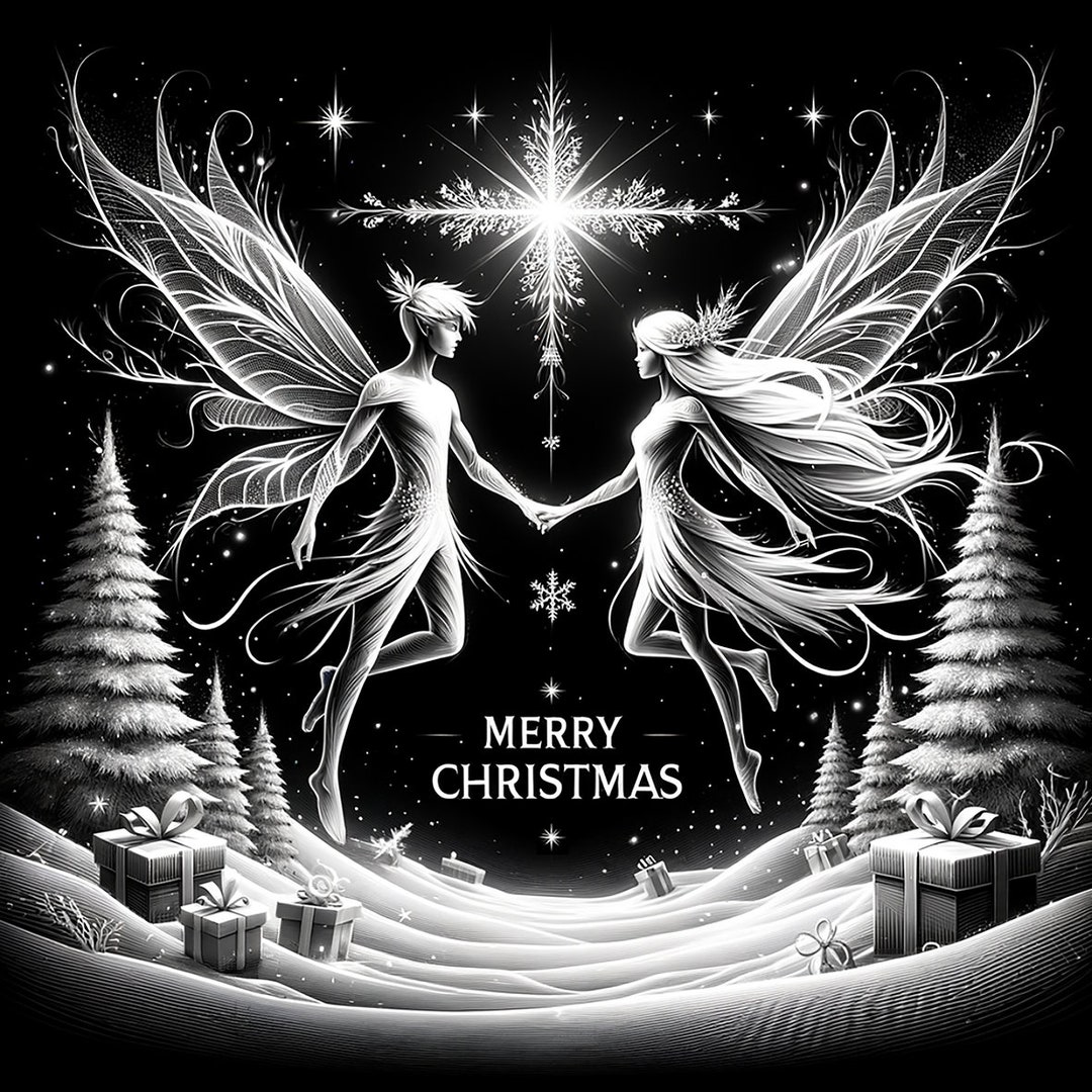 Christmas 16, Laser PNG, Slate Engraving, Laser File, Coaster Etching, Lightburn, Glow Forge ...