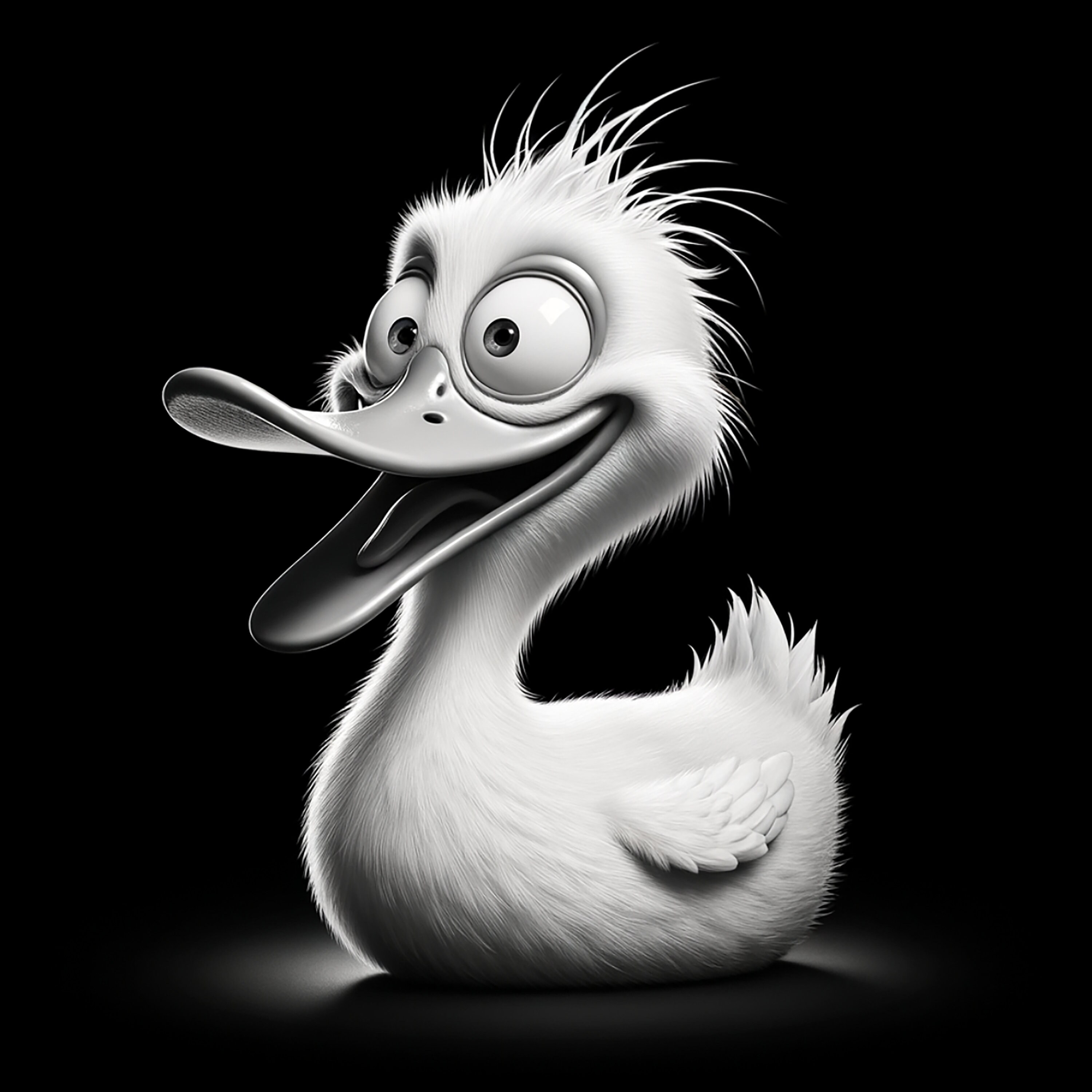 Crazy Duck, Slate Engraving, Laser File, Coaster Etching,american ...