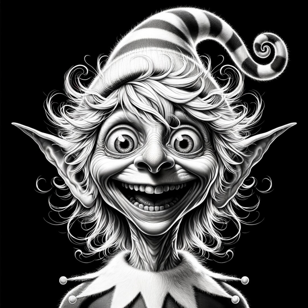 Crazy Elf Laser Engraving PNG, Slate Coaster File (digital Download) - Etsy