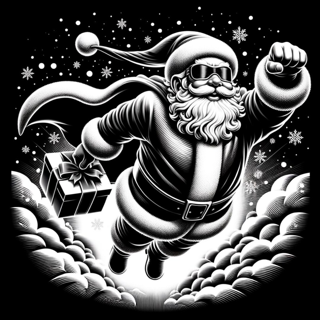 Santa Clause 51, Laser PNG, Slate Engraving, Laser File, Coaster ...