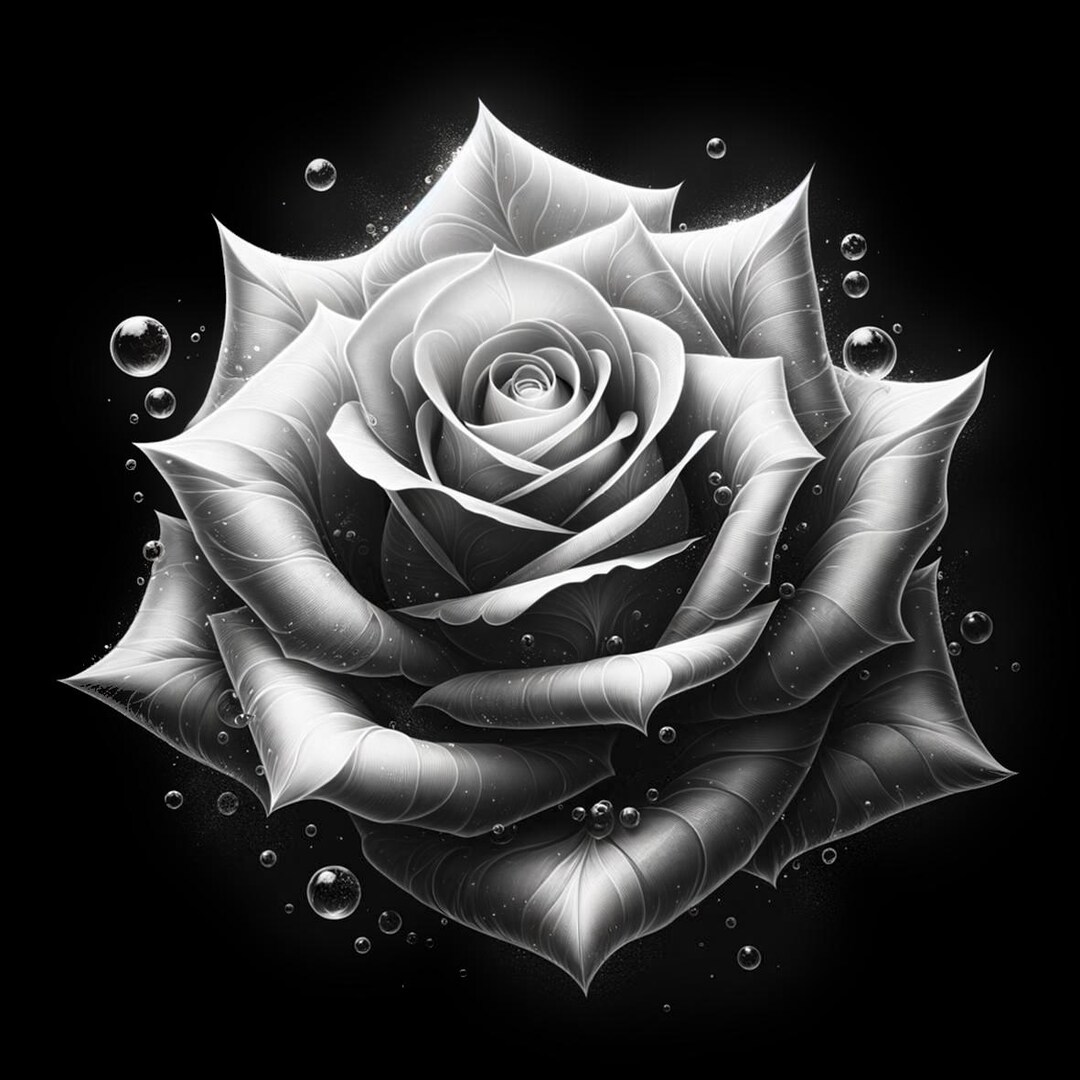 Rose 1, Laser PNG, Slate Engraving, Laser File, Coaster Etching ...