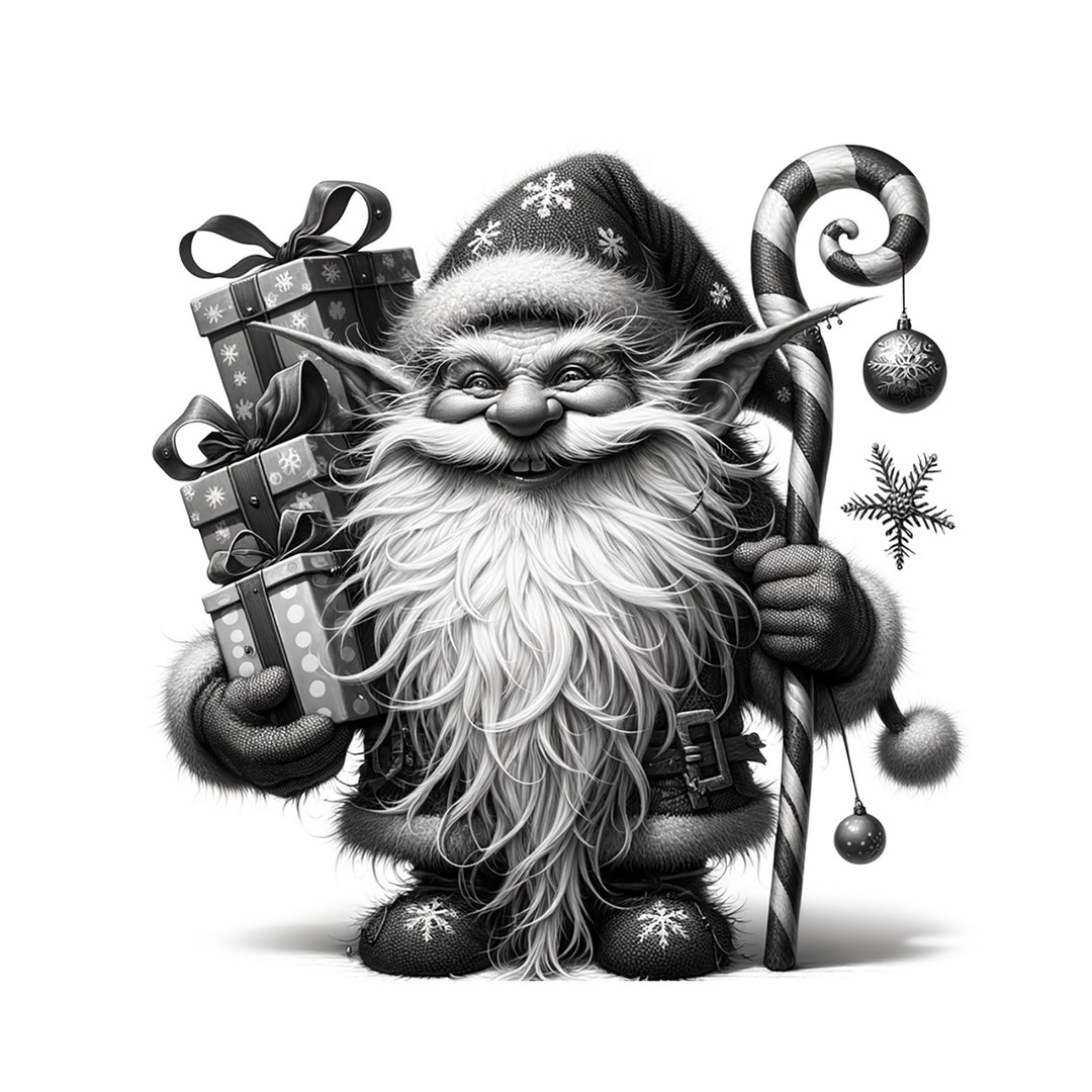 Santa Clause 13, Wood Engraving, Laser File, Coaster Etching, Lightburn ...