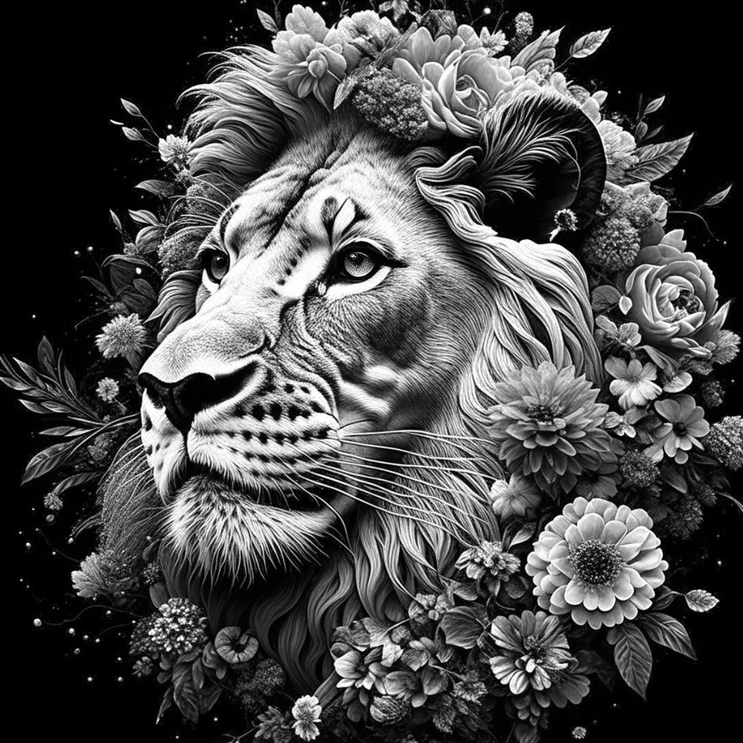 Lion, Laser, PNG, Slate Engraving, Laser File, Coaster Etching ...