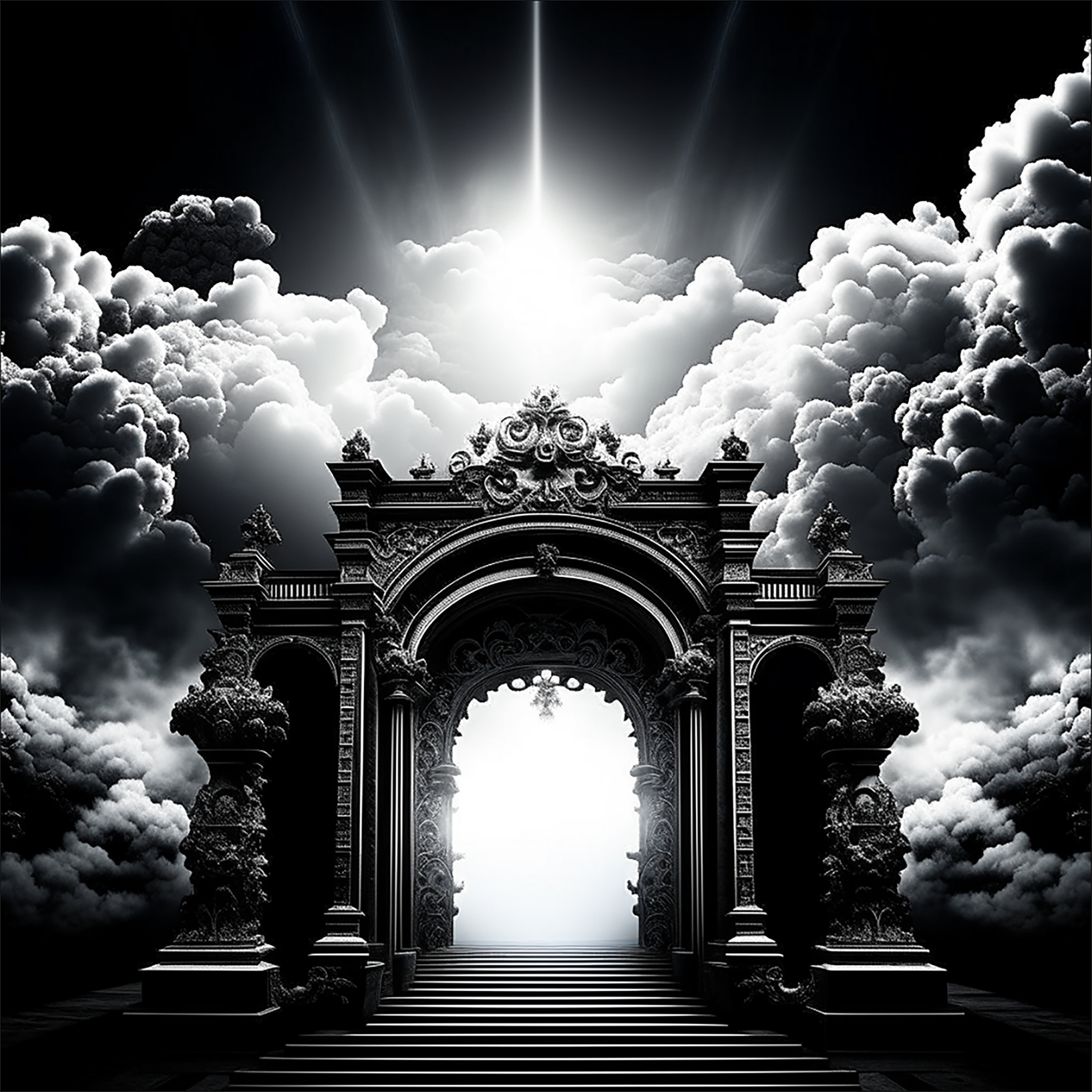 Pearly Gates of Heaven, Slate Engraving, Laser File, Coaster, Etching ...