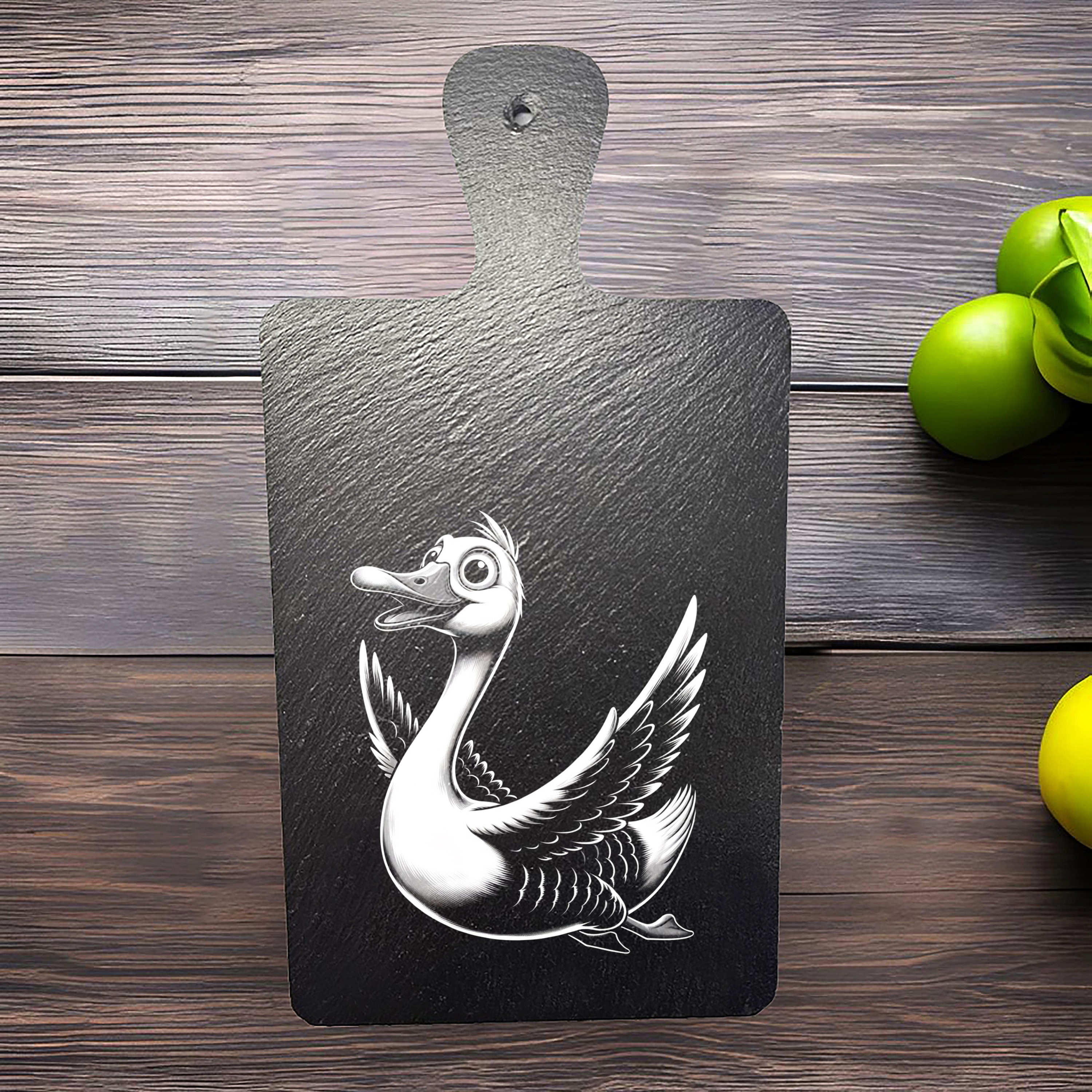 Goose 2, Slate Engraving, Laser File, Coaster Etching, American ...