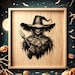 Evil Scarecrow 1, Wood Engraving, Laser File, Coaster Etching ...