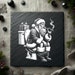 Santa Clause 15, Laser PNG, Slate Engraving, Laser File, Coaster ...