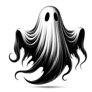 Ghost 2, Wood Engraving, Laser File, Coaster Etching, Lightburn, Glow ...