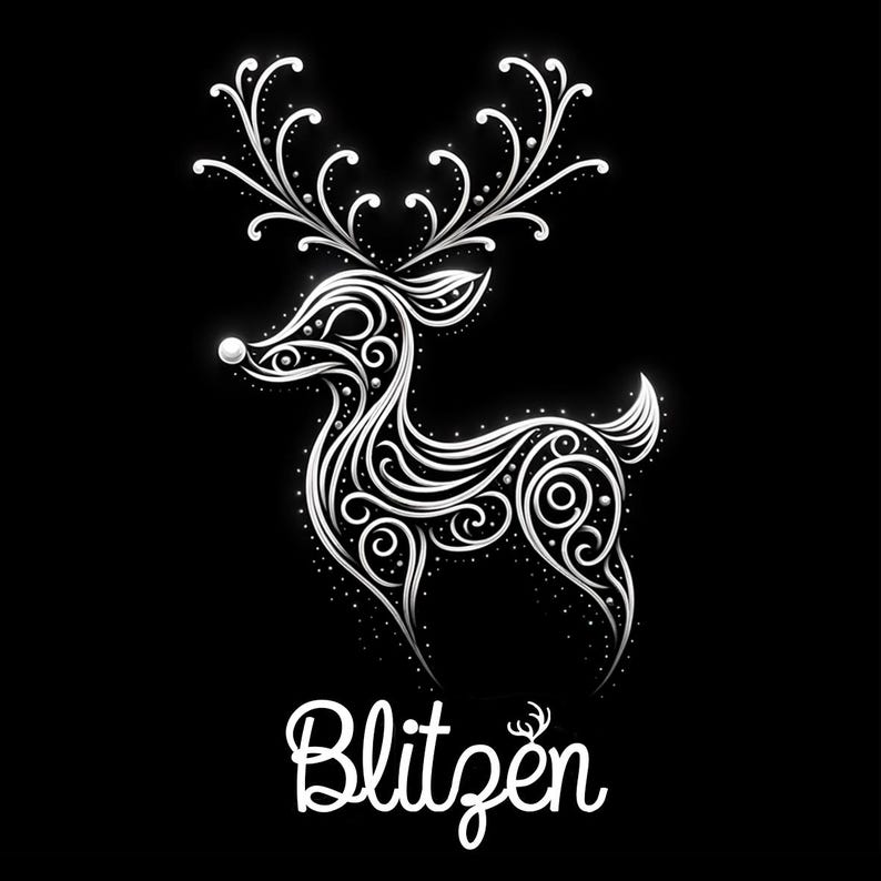 9 X Reindeer Image Bundle Pack, Laser, PNG, Slate Engraving, Laser File ...