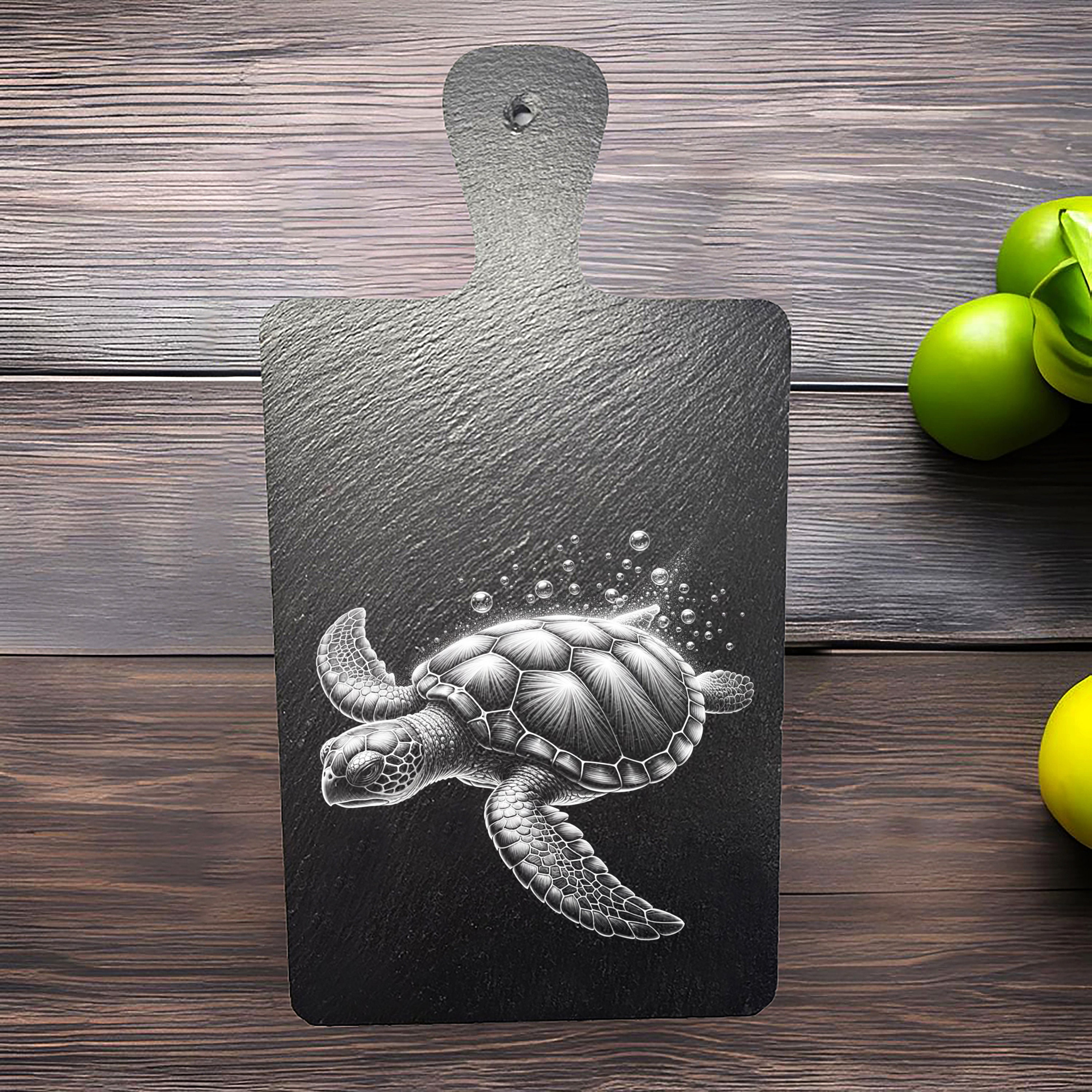 Sea Turtle 3, Slate Engraving, Laser File, Coaster Etching, American ...