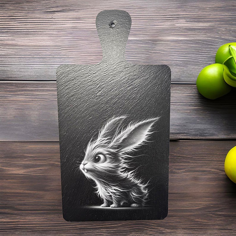 WF Rabbit, Slate Engraving, Laser Cut File, Coaster Etching, American ...