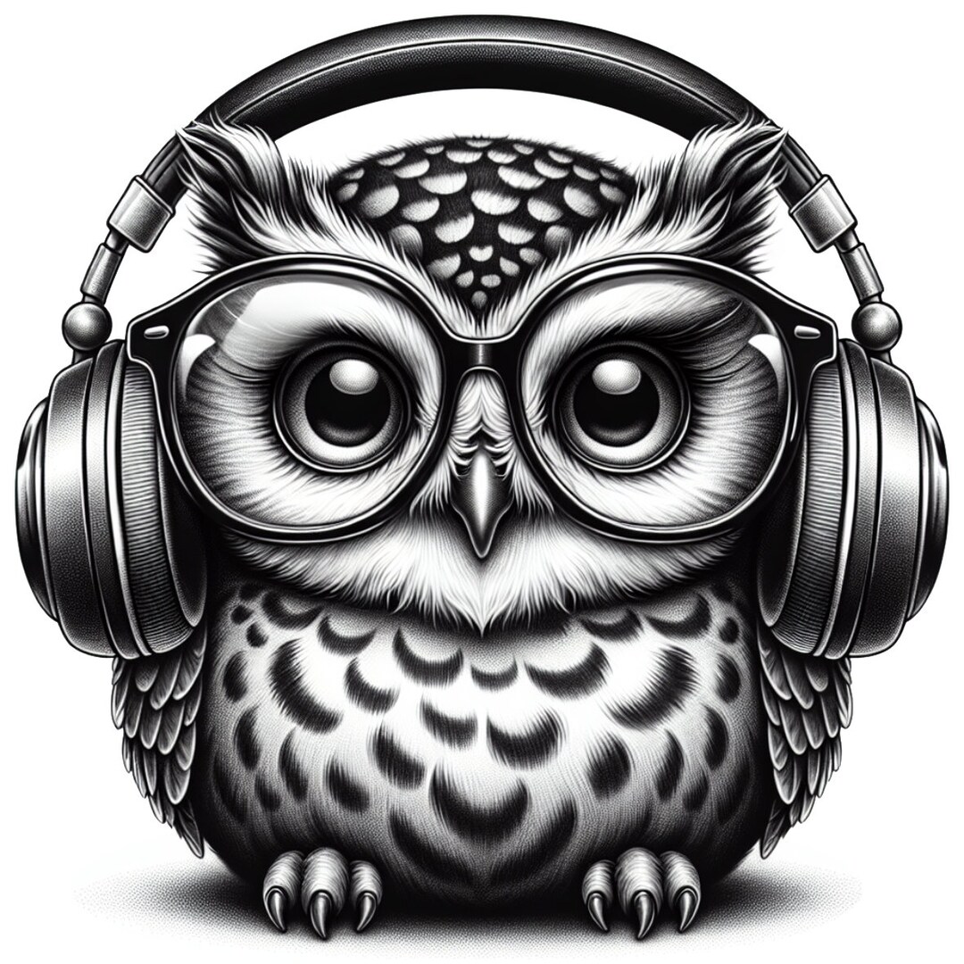 Owl Music 1, Wood Engraving, Laser File,coaster Etching, Lightburn ...