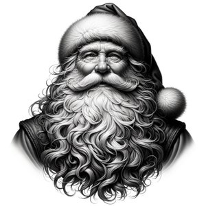 Santa Clause 24, Wood Engraving, Laser File, Coaster Etching, Lightburn ...