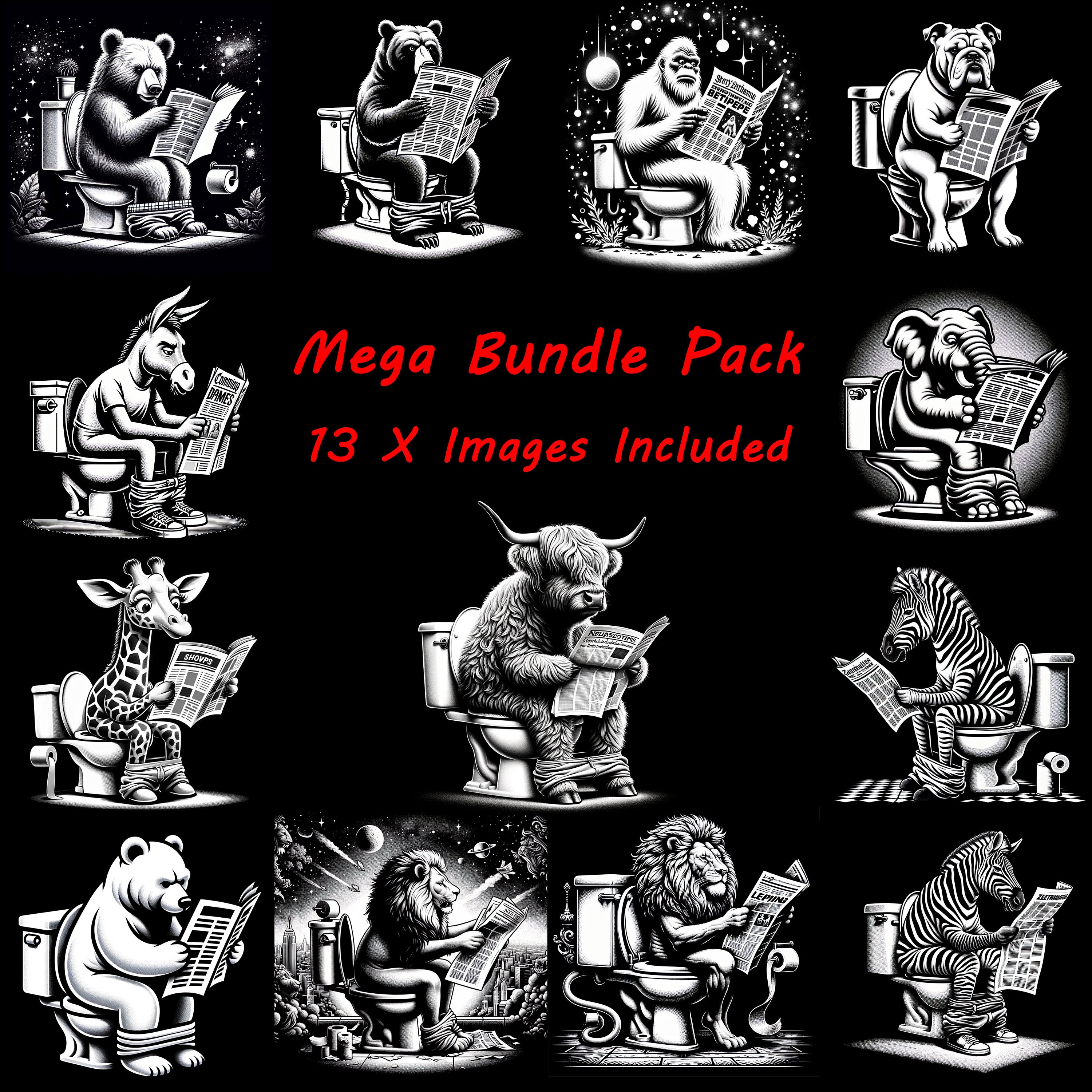 13 Image Mega Bundle,toilet Pack, Slate Engraving, Laser File, Coaster ...