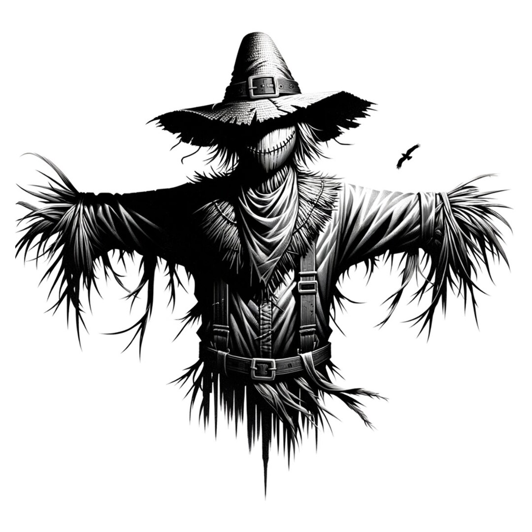 Scary Scarecrow Laser Engraving File, Halloween Decor (digital Download ...