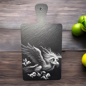 Eagle Family, Slate Engraving, Laser File, Coaster Etching, American ...