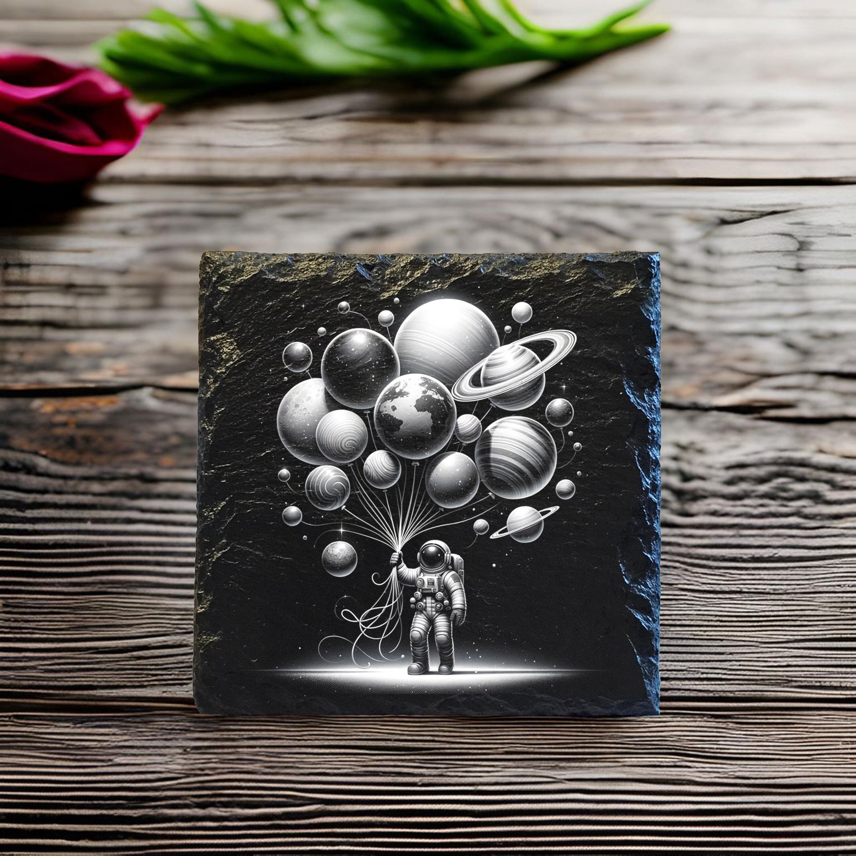 Astronaut, Planet Catcher, Laser PNG, Slate Engraving, Laser File ...