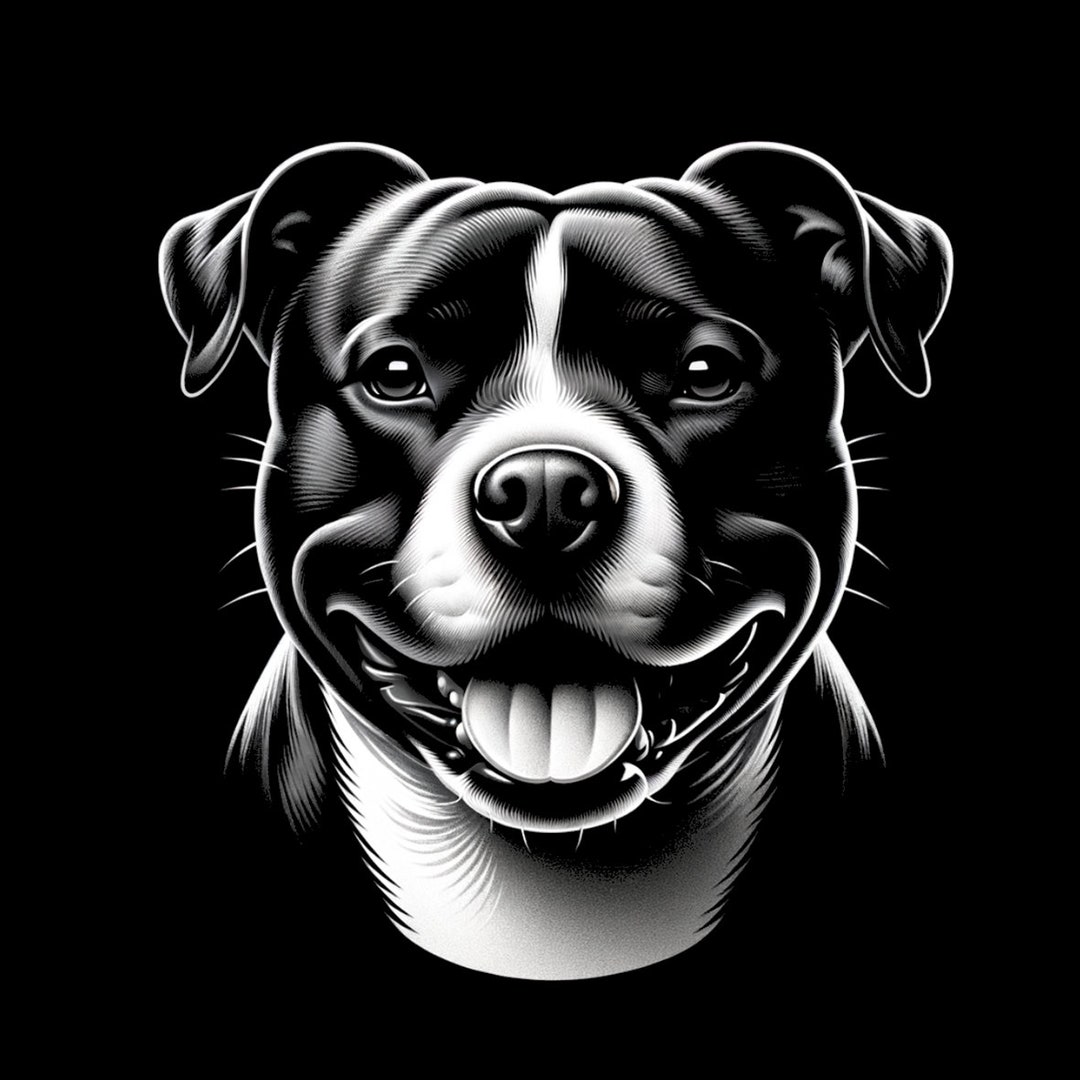 Staffordshire Bull Terrier, Slate Engraving Design, Laser, Coaster ...