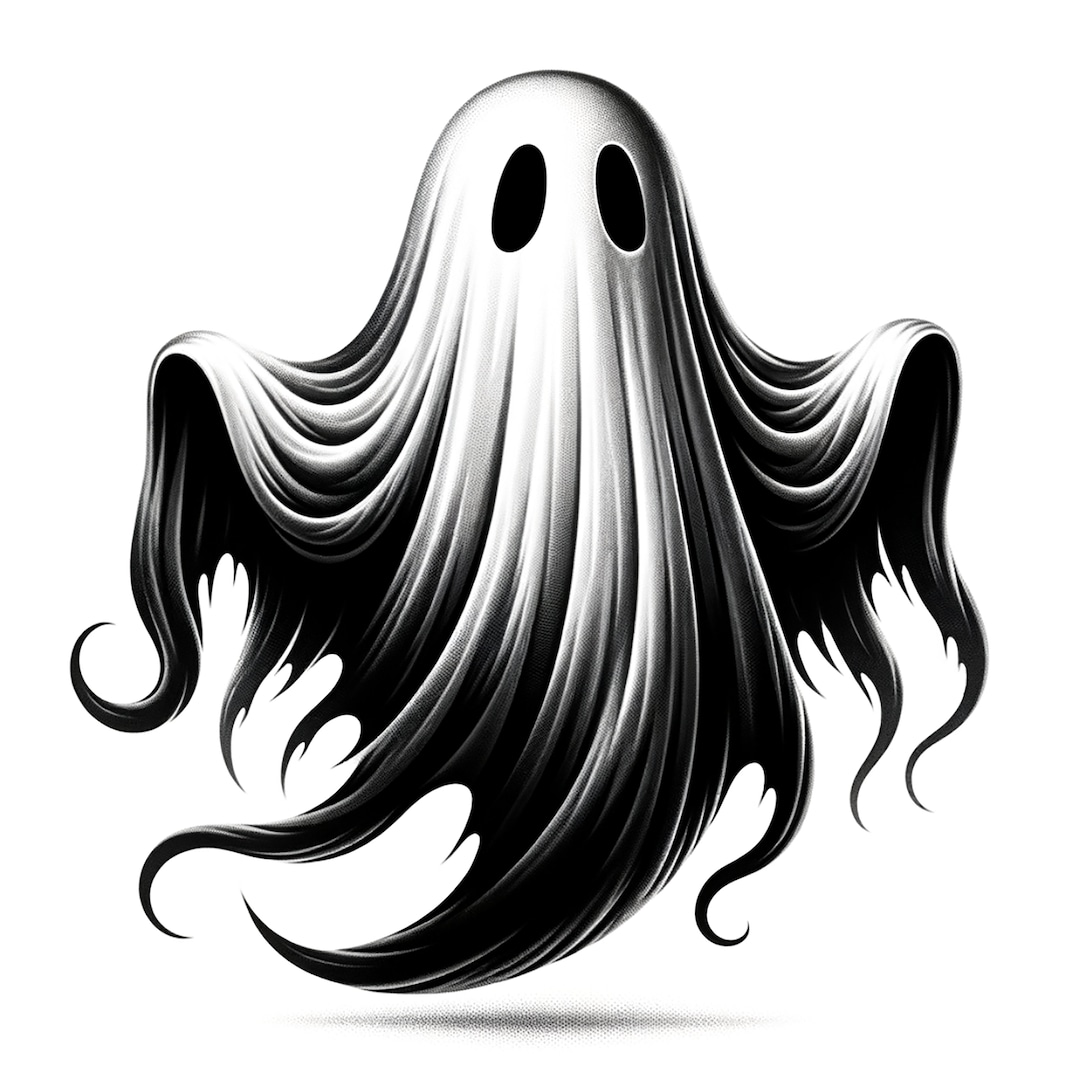 Ghost 2, Wood Engraving, Laser File, Coaster Etching, Lightburn, Glow ...