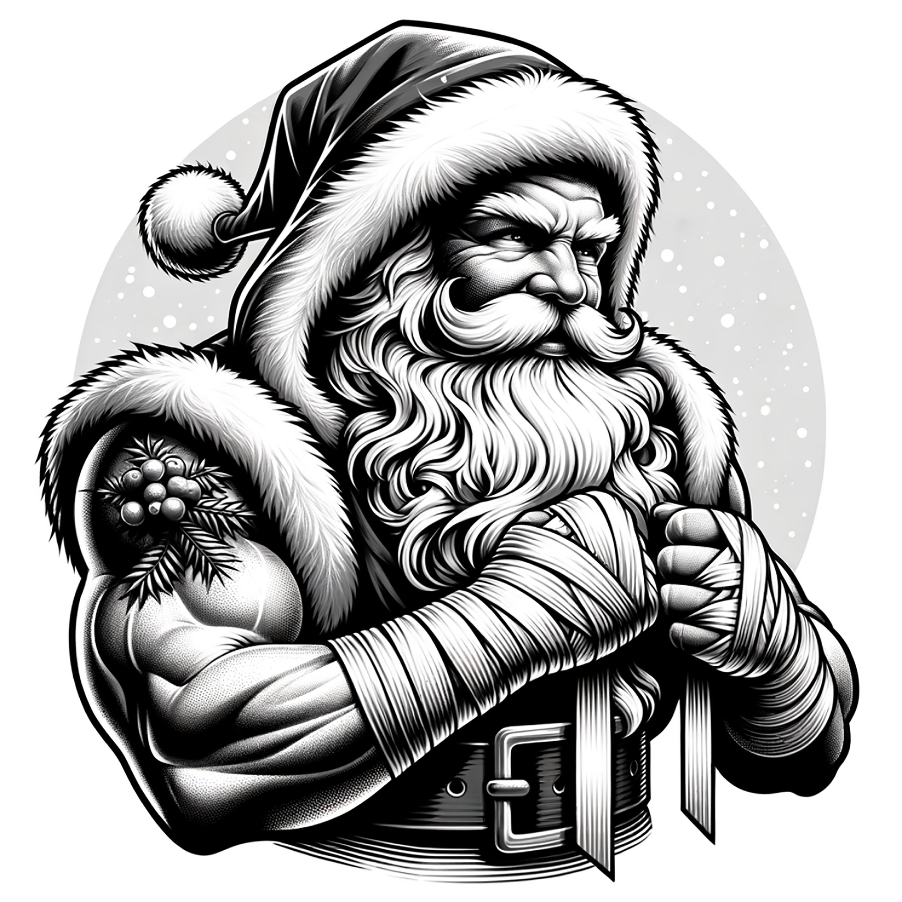 Santa Clause 17, Wood Engraving, Laser File, Coaster Etching, Lightburn ...