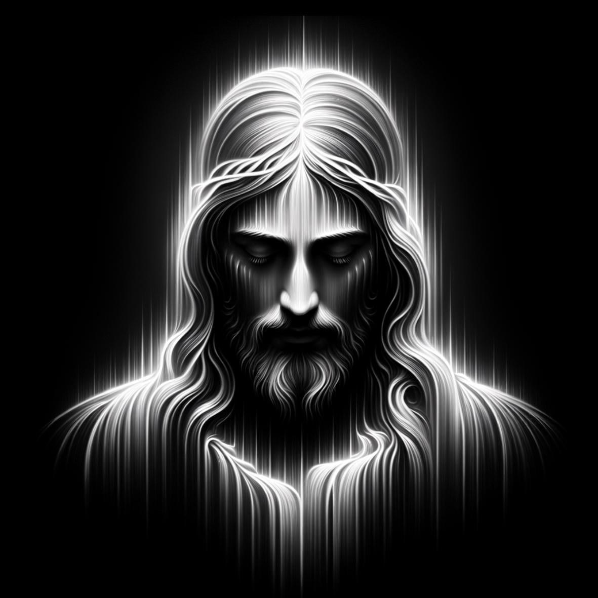 Jesus 2, Laser PNG, Slate Engraving, Laser File, Coaster Etching ...