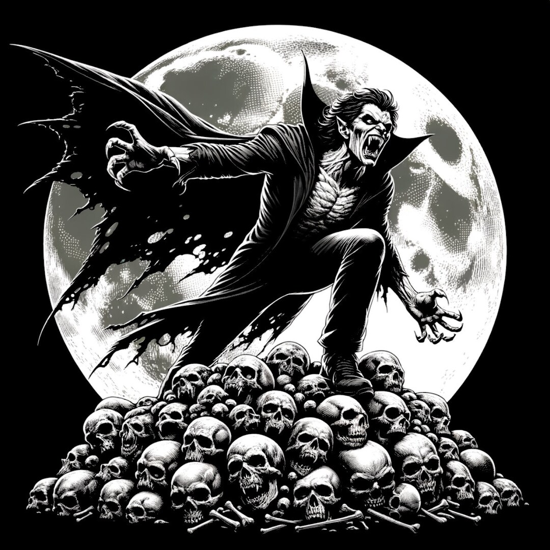 Vampire 2, Laser PNG, Slate Engraving, Laser File, Coaster Etching ...