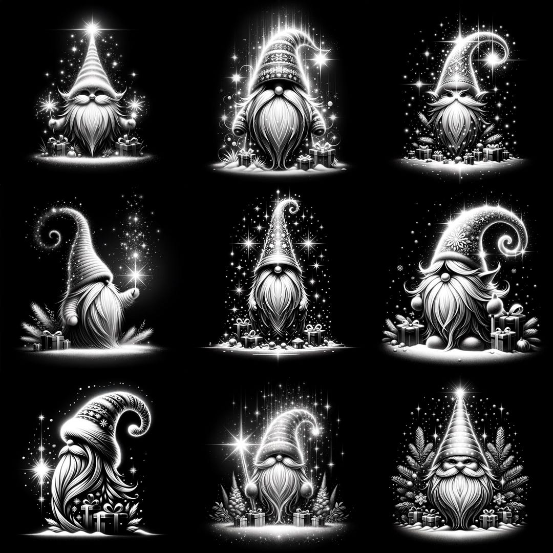 9 X Gonk Image Bundle Pack, Laser, PNG, Slate Engraving, Laser File ...