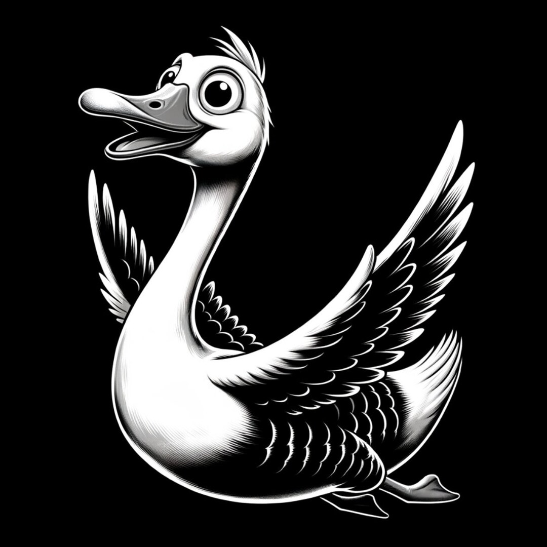 Goose 2, Slate Engraving, Laser File, Coaster Etching, American ...