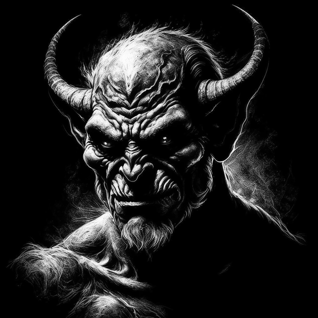 The Devil, Slate Engraving, Laser File, Coaster Etching, American ...