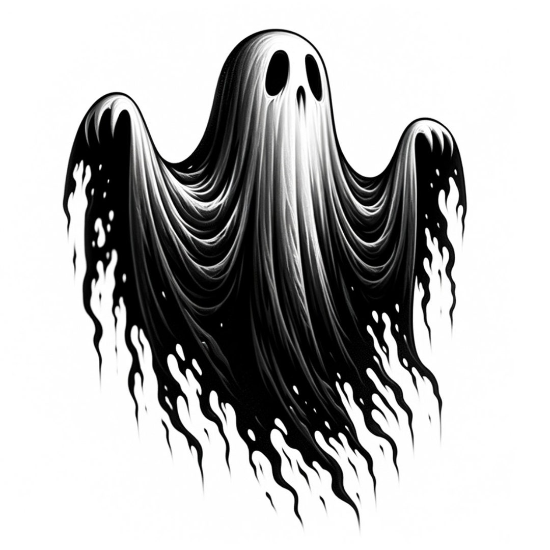 Ghost 1, Wood Engraving, Laser File, Coaster Etching, Lightburn, Glow ...