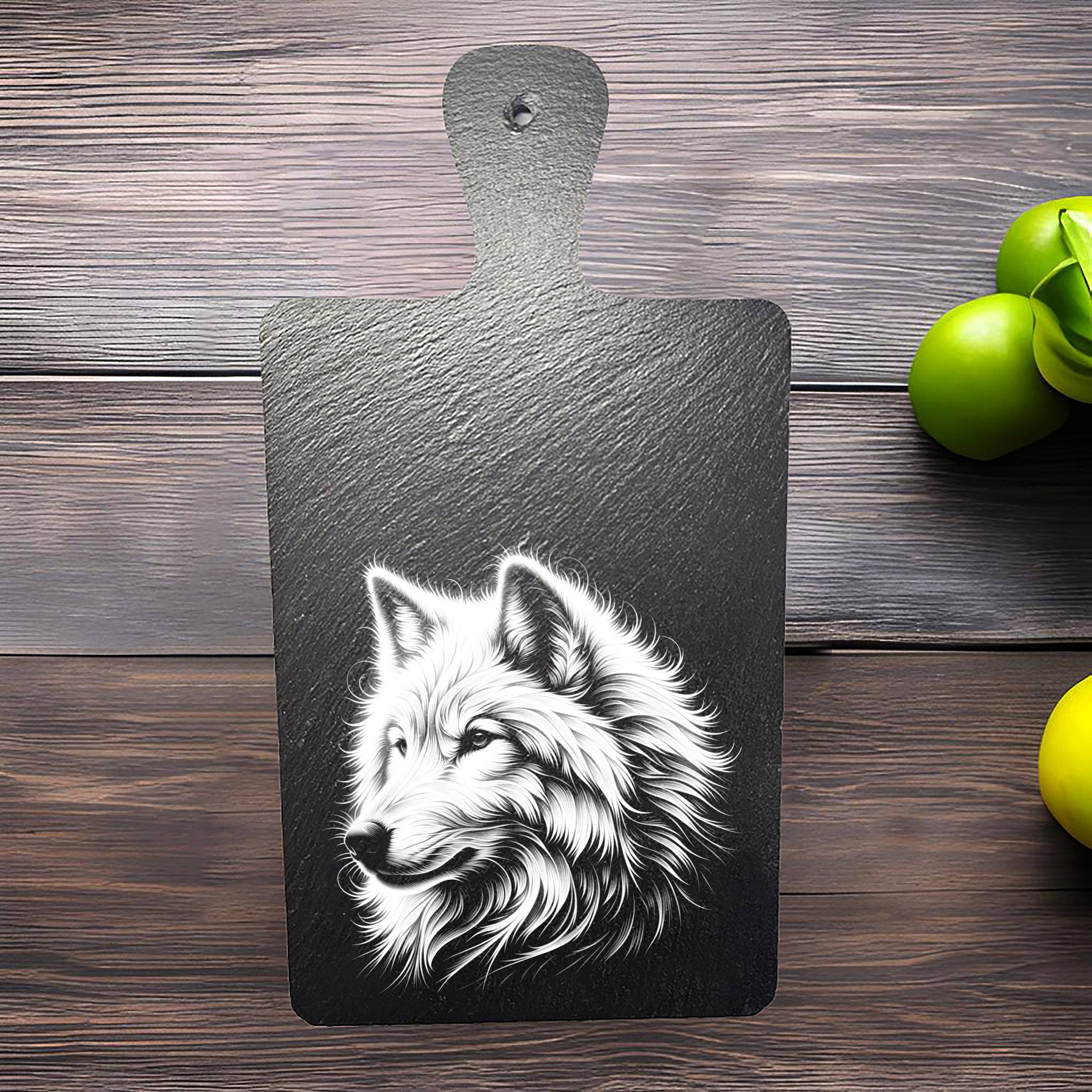 Celestial Wolf, Laser PNG, Slate Engraving, Laser File, Coaster Etching ...