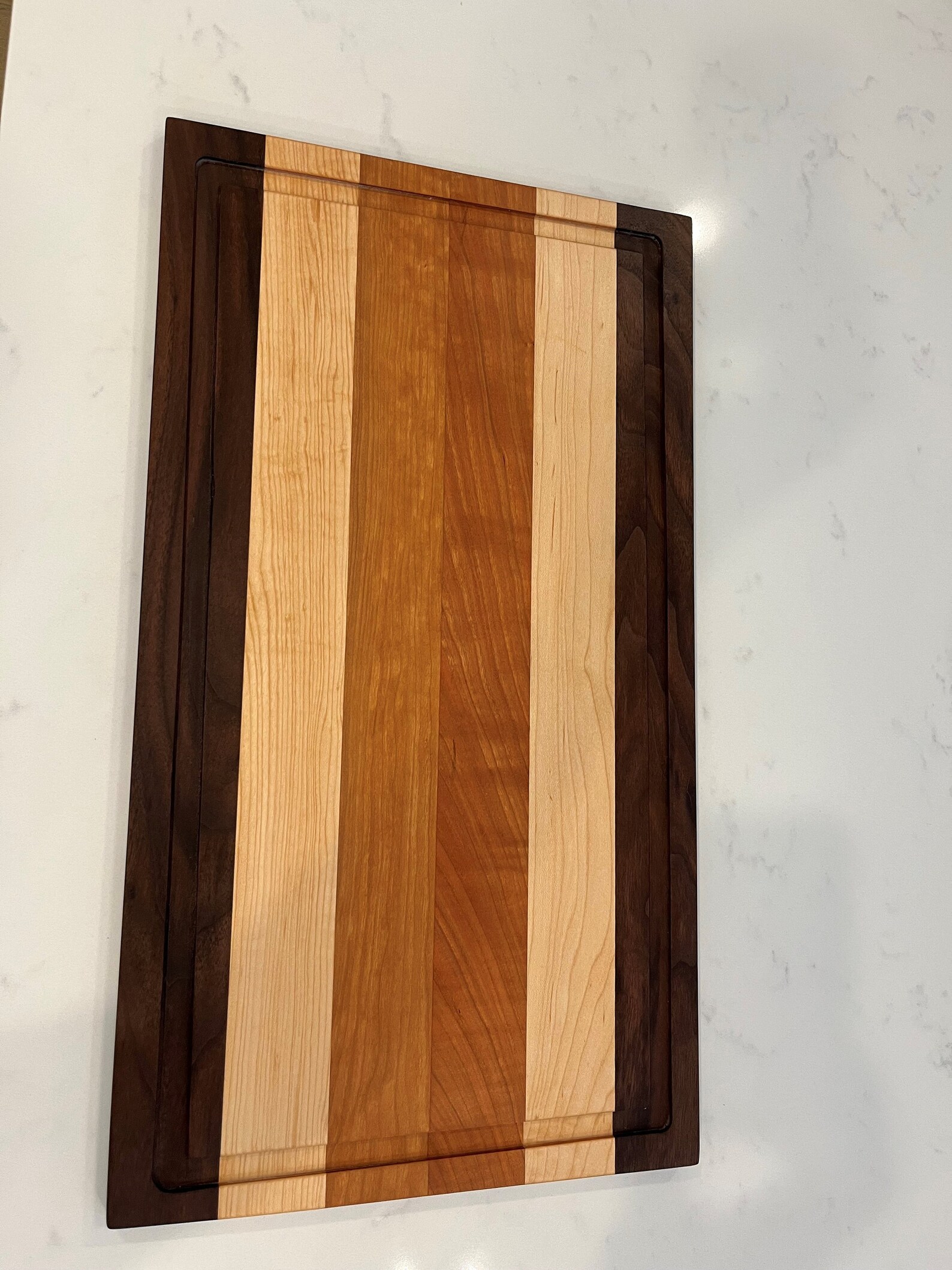 Walnut Maple Cherry Solid Wood Cutting Board - Etsy