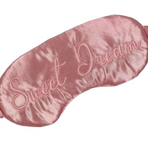 Embroidered Satin Sleep Mask, Handmade in Texas, USA. Bachelorette ...