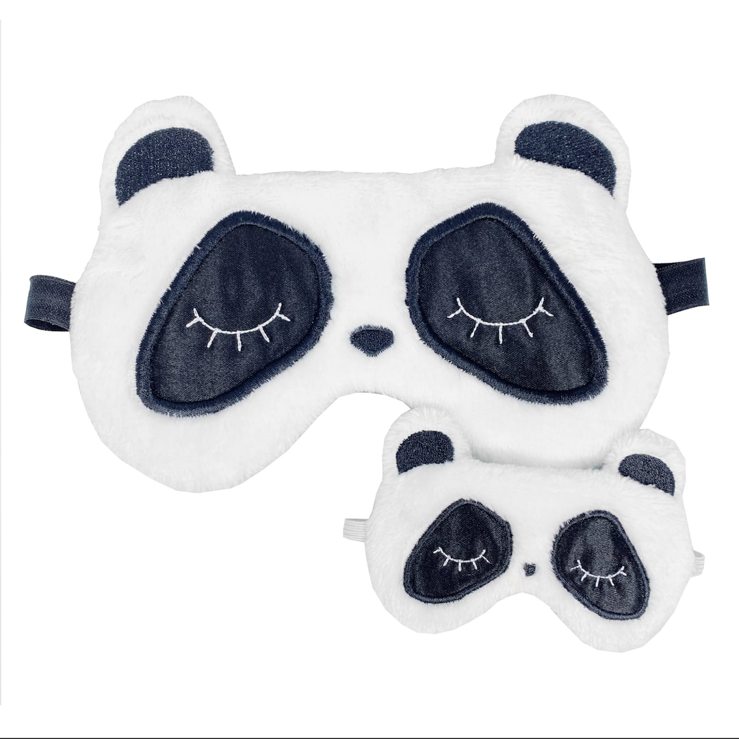 Panda Sleep Mask for Kids and Panda Sleep for Doll. Kawaii Panda Bear ...