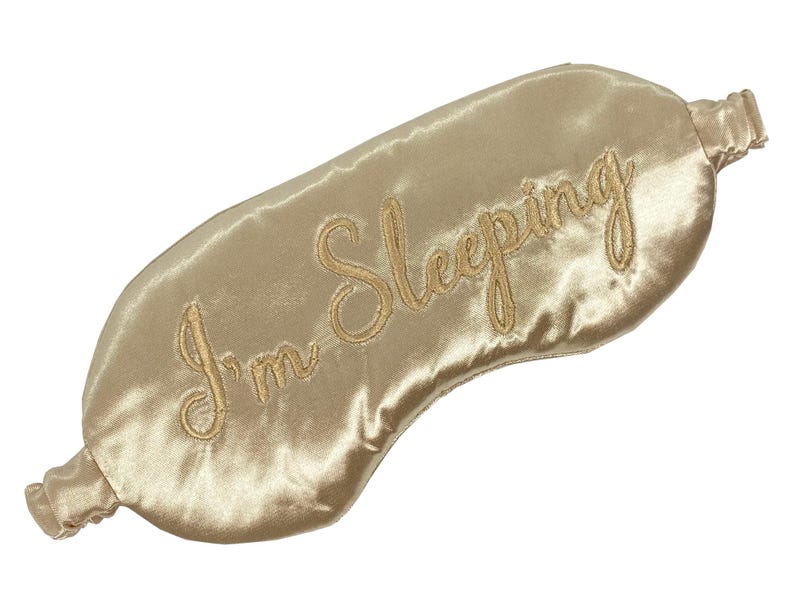 Embroidered Satin Sleep Mask, Handmade in Texas, USA. Bachelorette ...