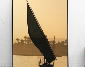 111 Egyptian Obelysk Landscape Africa Print - Luxor Karnak Wall Art ...