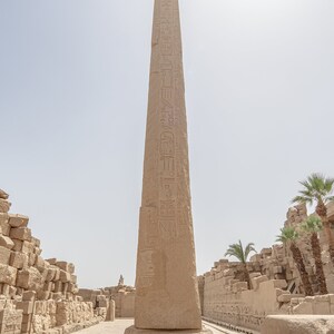 111 Egyptian Obelysk Landscape Africa Print - Luxor Karnak Wall Art ...