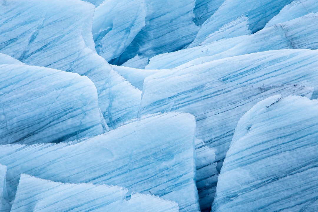 027 Icelandic Landscape - Wall Art - Glacier View - Blue Ice ...