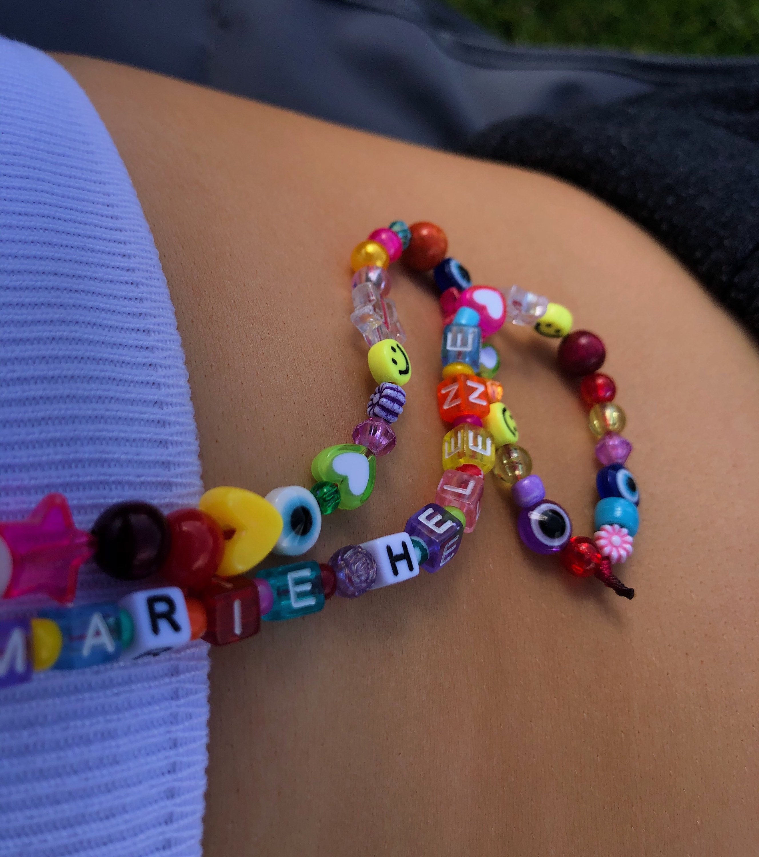 Fully Customisable Rainbow Phone Strap / Keychain - Etsy