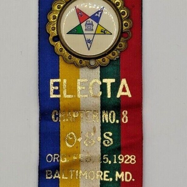 Order of the Eastern Star Ribbon - Etsy